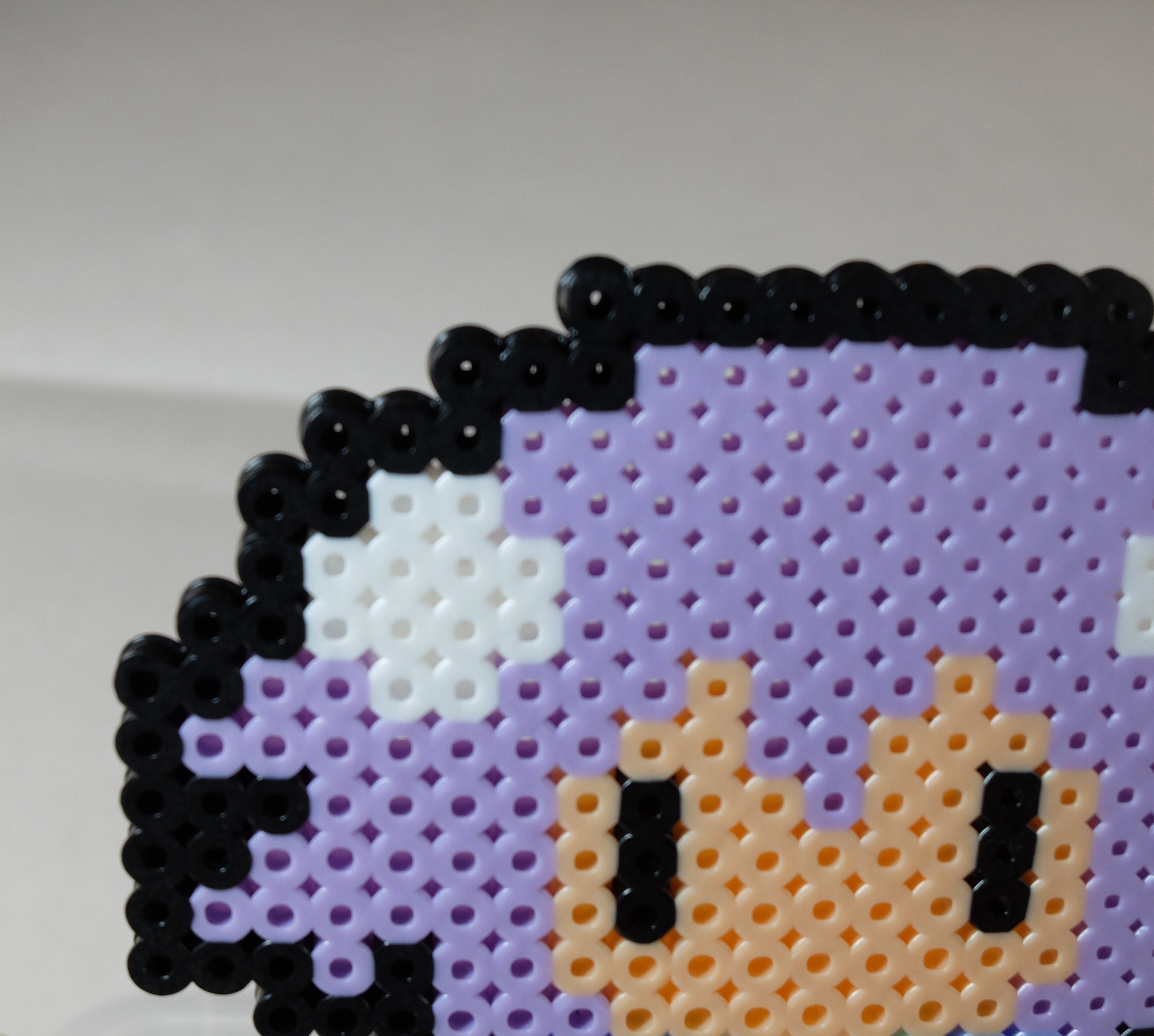 Hyperdimension Neptunia - Neptune Pixel Bead Art With Stand - Etsy