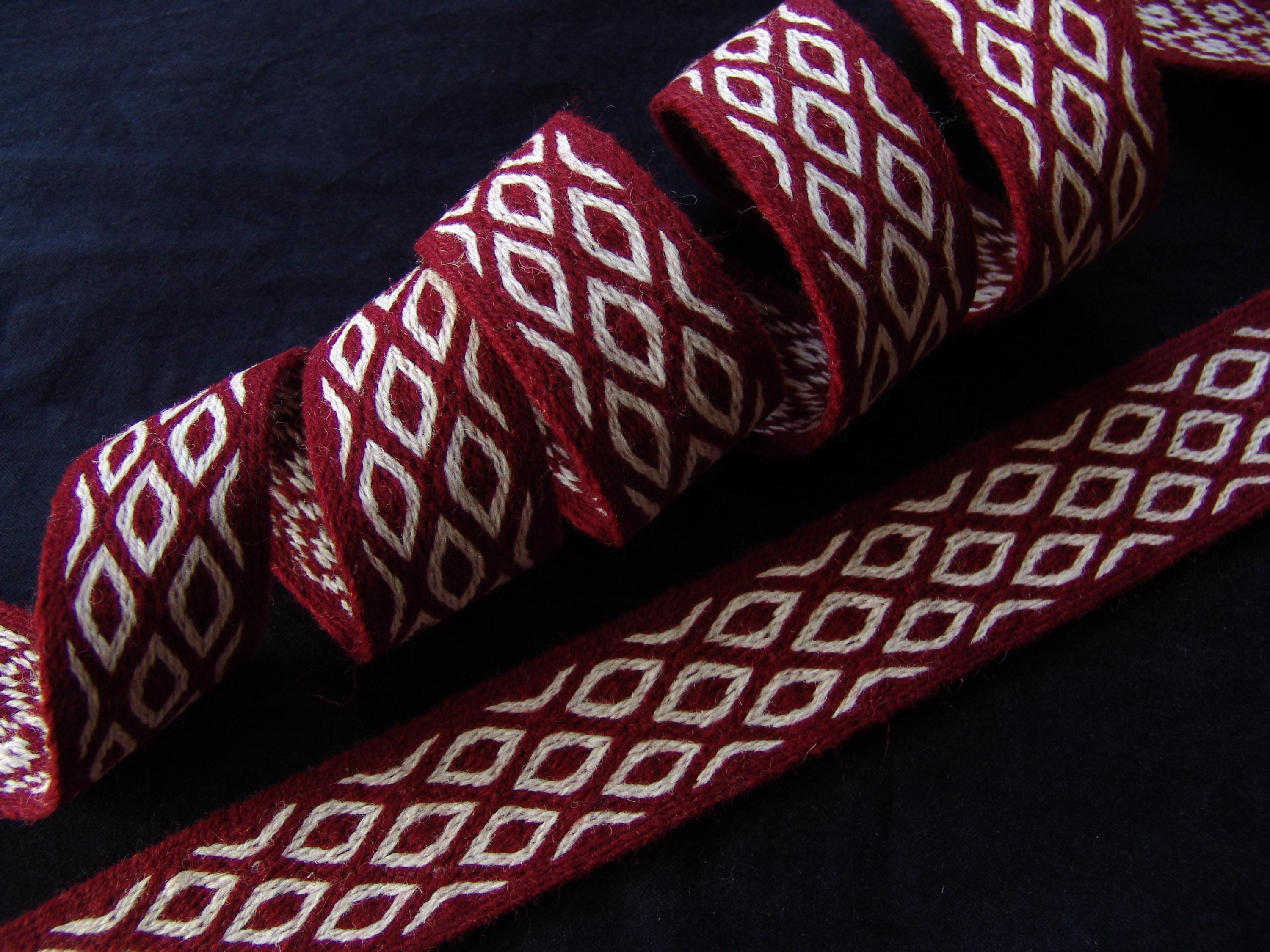 Width ~5 Cm. Tablet Weaving Belt, Tablet Woven Band, Tablet Weaving ...