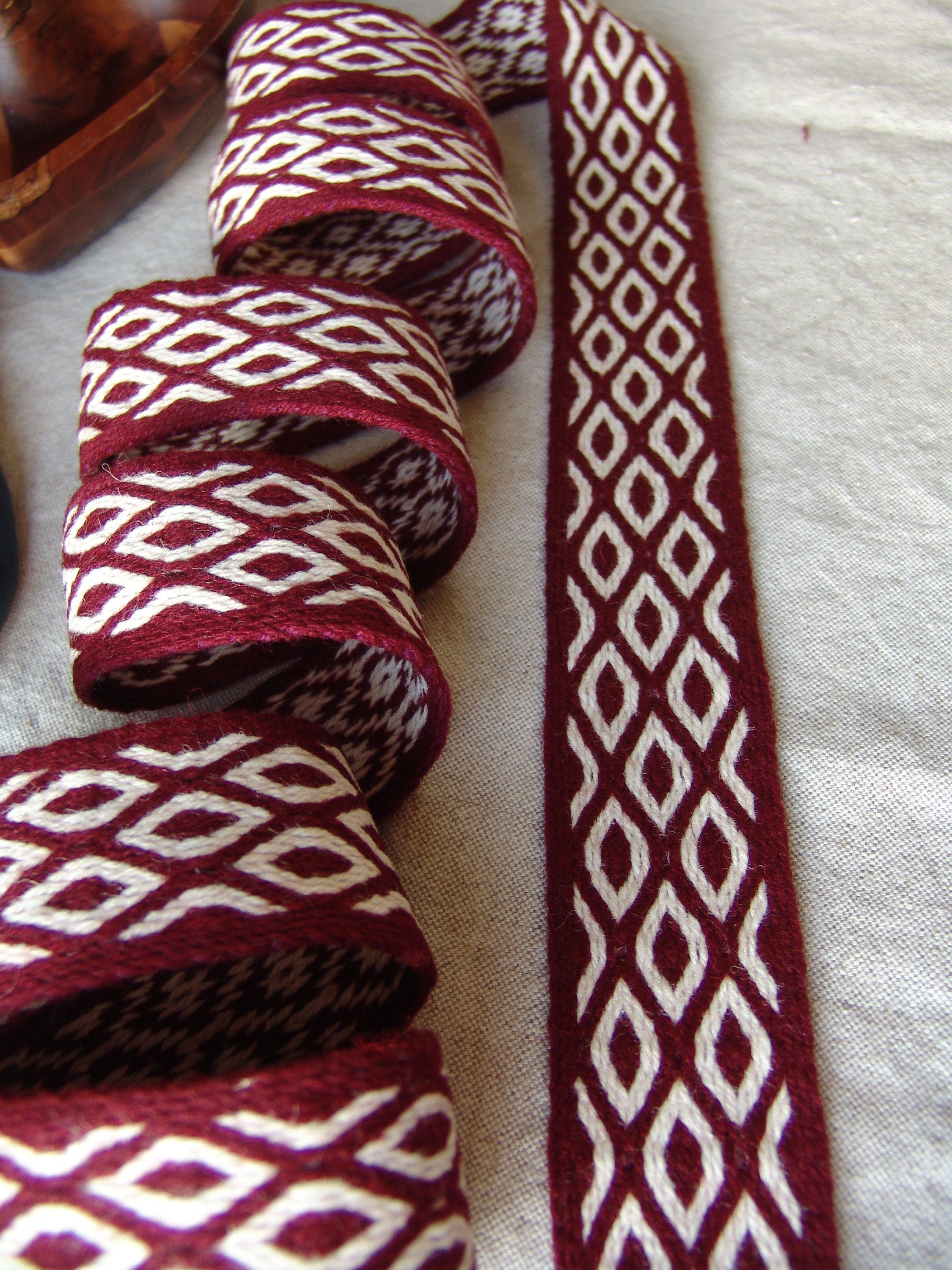 Width ~5 Cm. Tablet Weaving Belt, Tablet Woven Band, Tablet Weaving ...