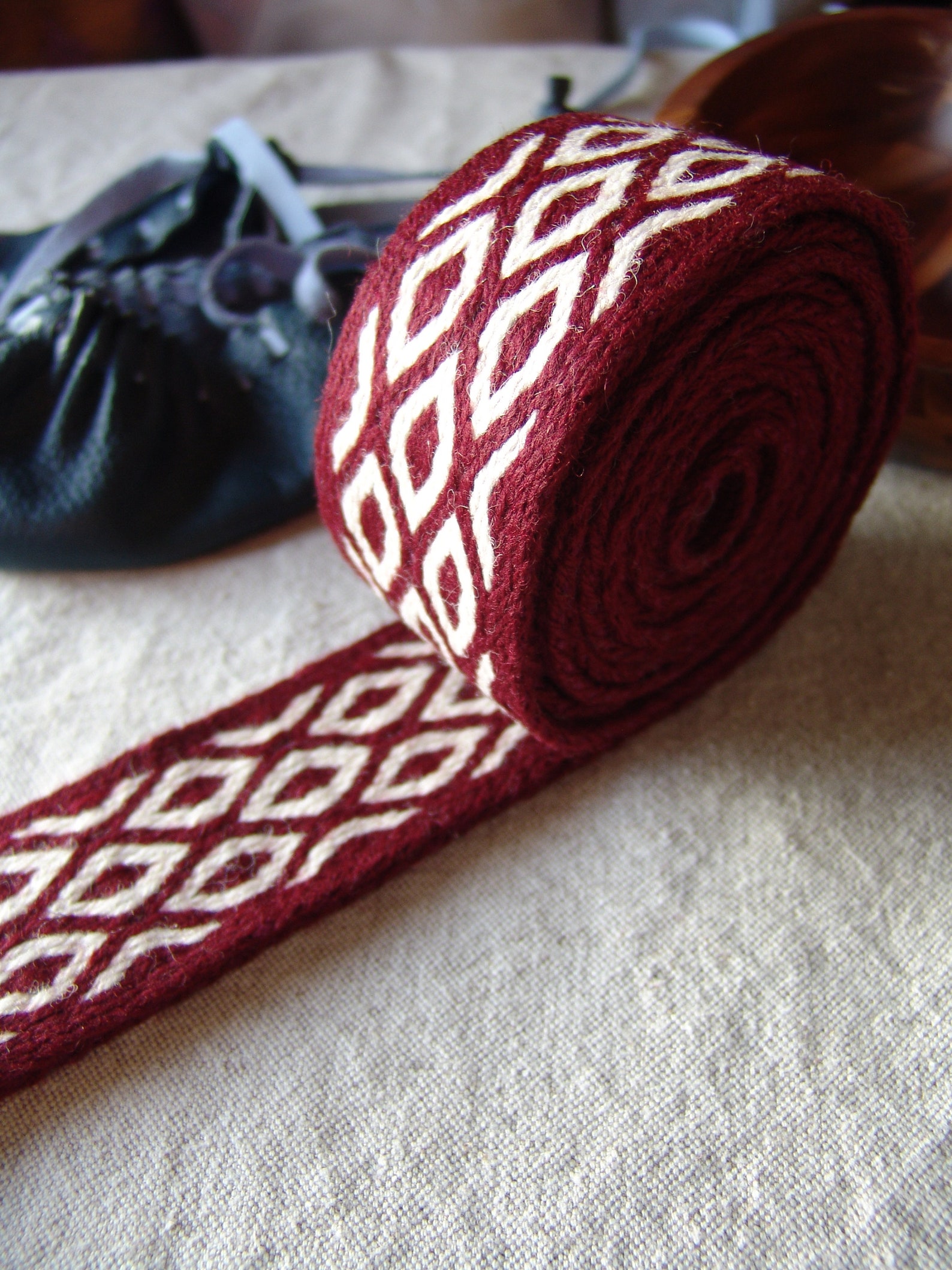 Width ~5 Cm. Tablet Weaving Belt, Tablet Woven Band, Tablet Weaving ...