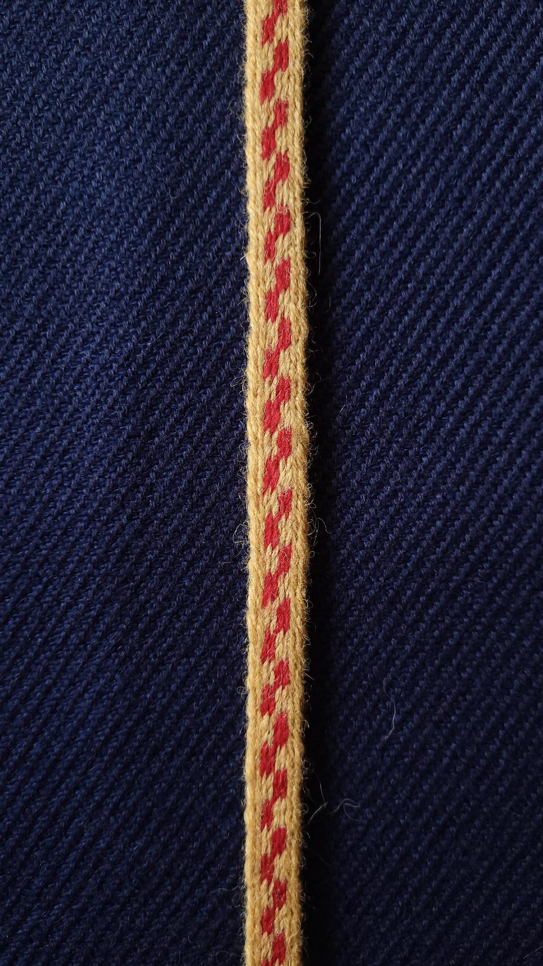 Tablet Woven Trim, Medieval Reenactment Trim, Handmade Viking Trim ...