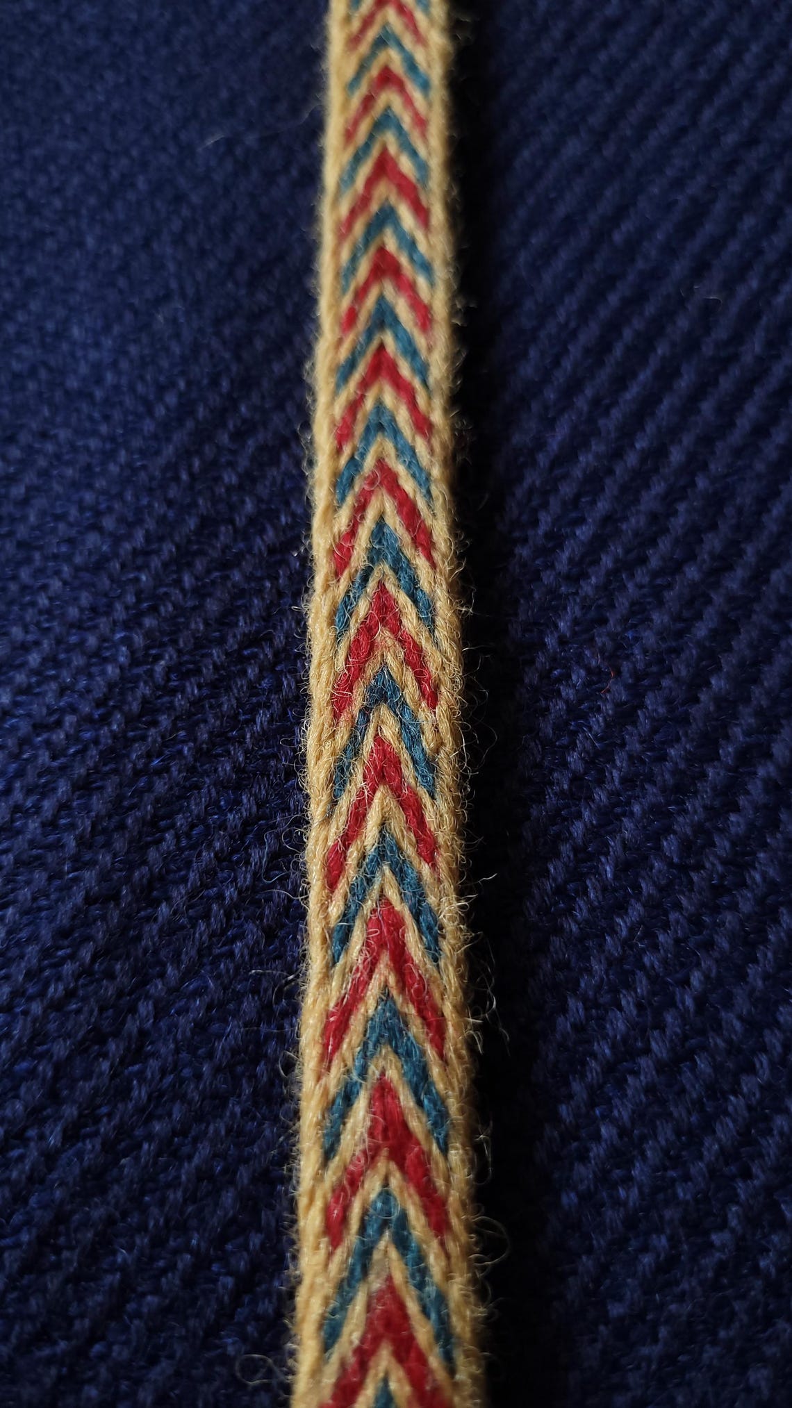 Tablet Woven Trim, Medieval Reenactment Trim, Handmade Viking Trim ...