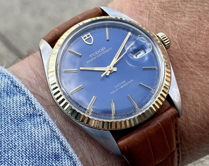 Tudor 1969 9071/3 18K Gold Steel Two Tone Vintage Prince Oysterdate ...