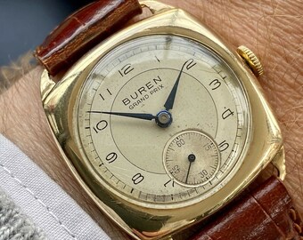 Buren Vintage Watch - Etsy