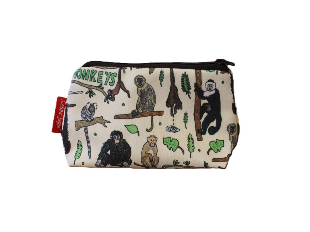 Monkey Cosmetic Bag by Selina-jayne - Etsy