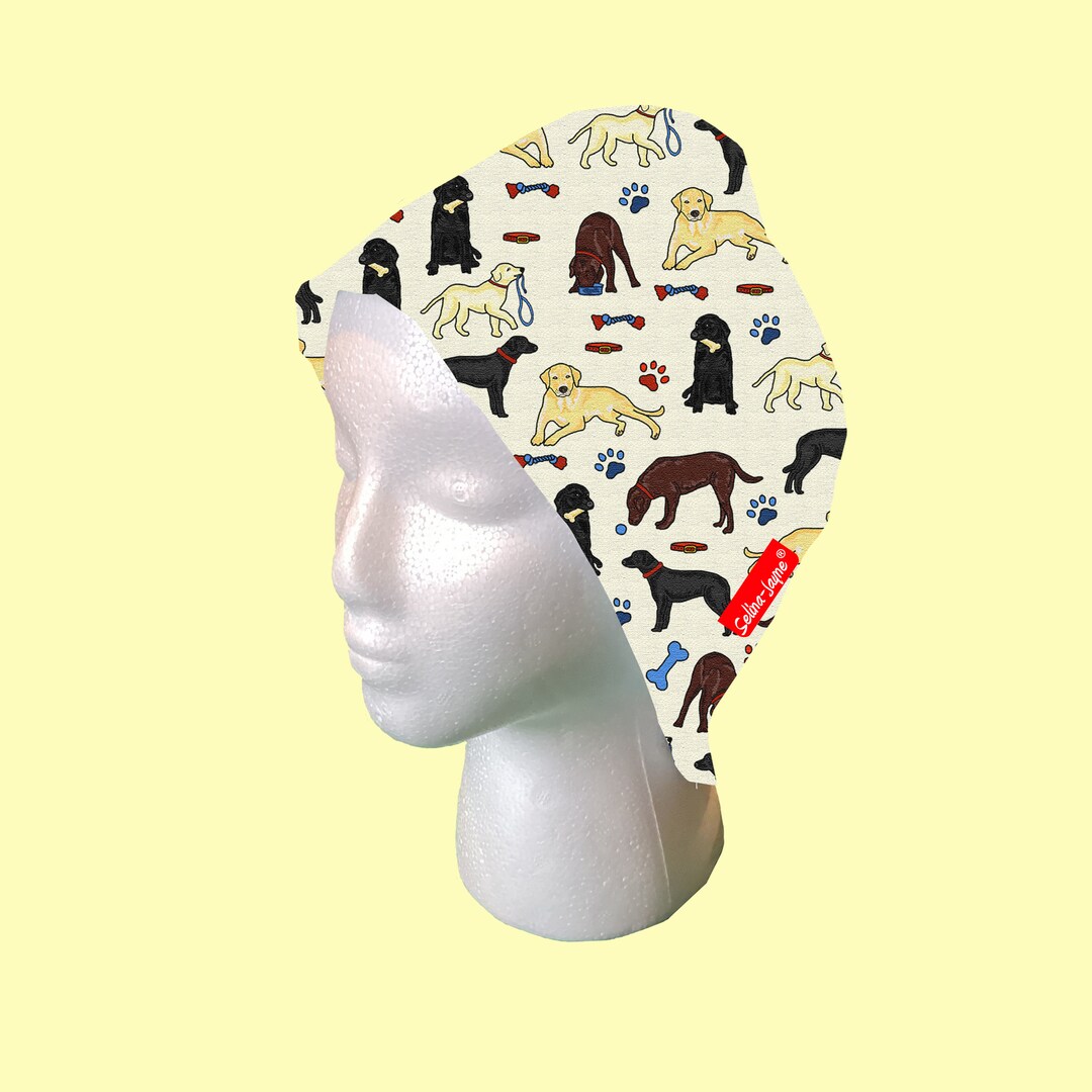 Scrub Cap Labrador Dogs Design by Selina-jayne - Etsy