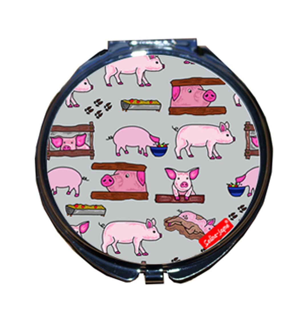 Pigs Compact Mirror by Selina-jayne - Etsy