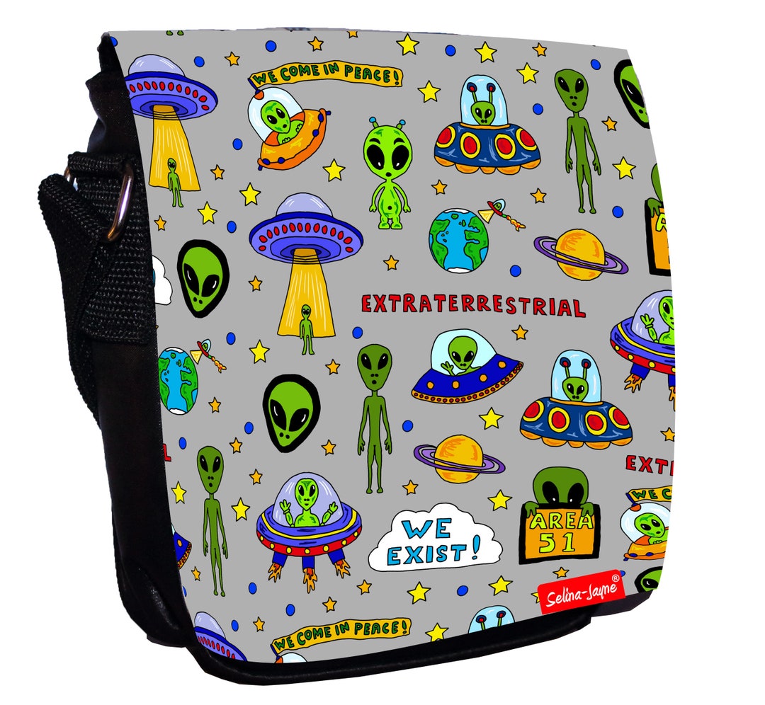 UFO Aliens Small Cross Body Shoulder Bag by Selina-jayne - Etsy