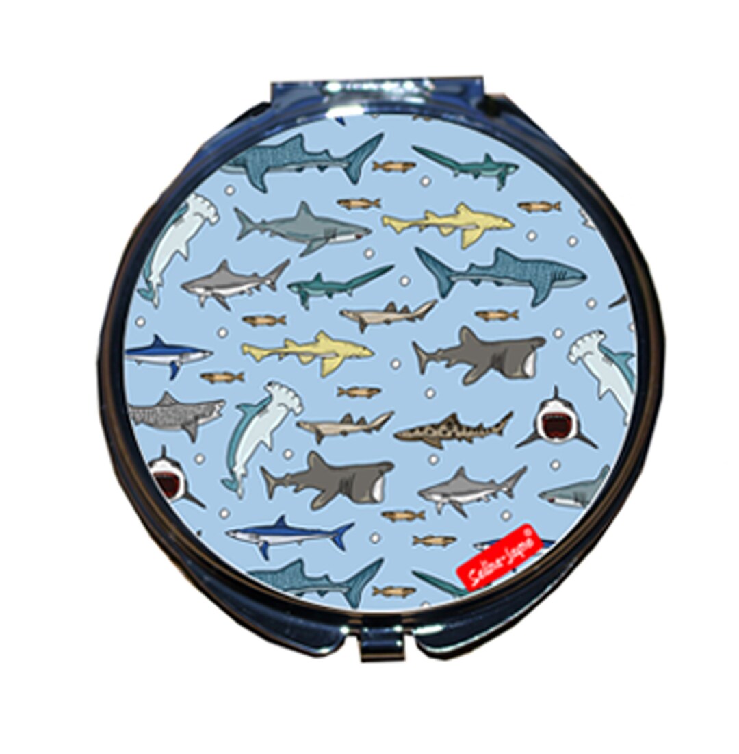 Sharks Compact Mirror by Selina-jayne - Etsy