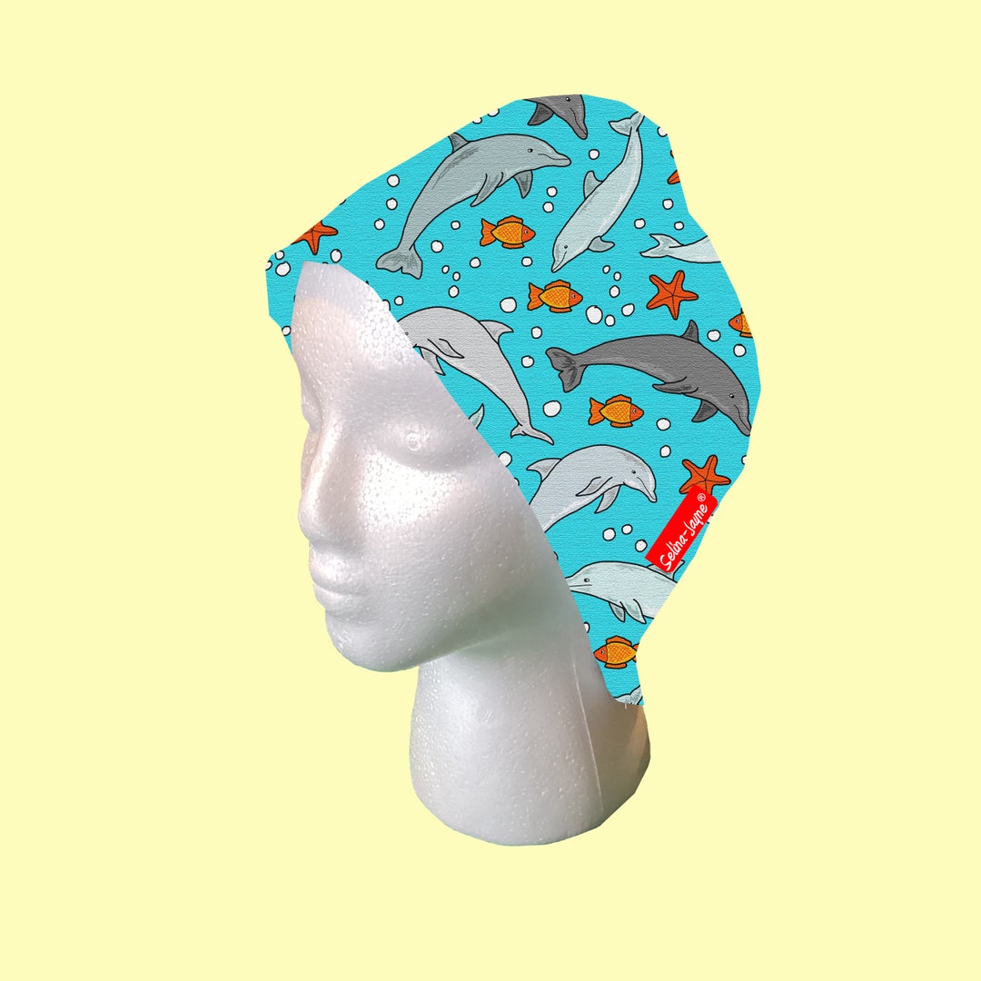 Scrub Cap Dolphins Design by Selina-jayne - Etsy