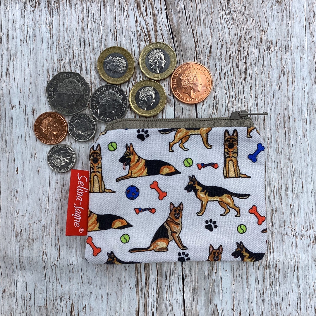 German Shepherd Dogs Design Fabric Coin Purse by Selina-jayne - Etsy