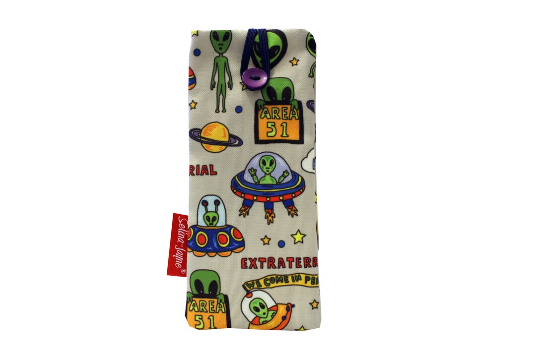 UFO Aliens Soft Fabric Glasses Case by Selina-jayne - Etsy