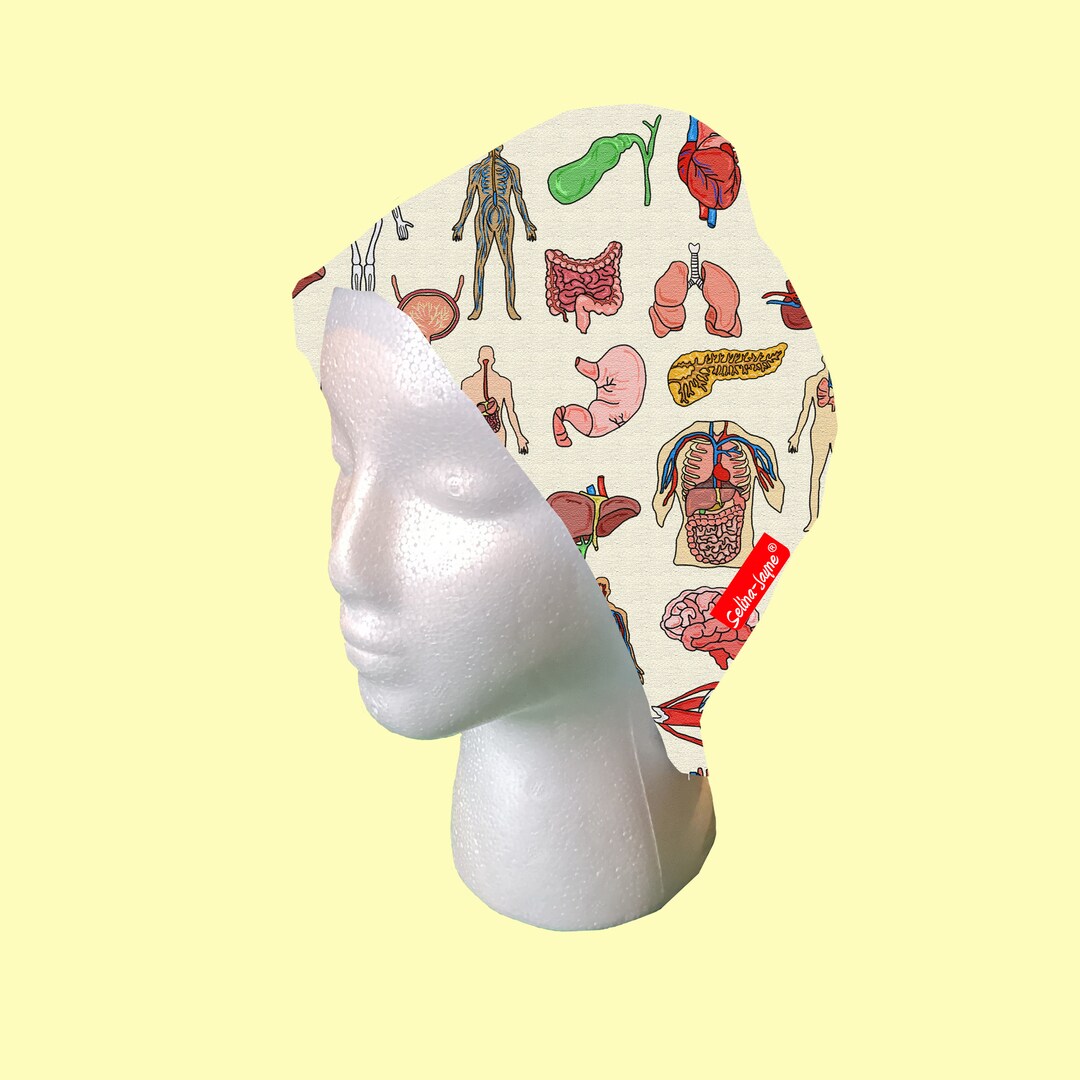 Scrub Cap Anatomy Design by Selina-jayne - Etsy