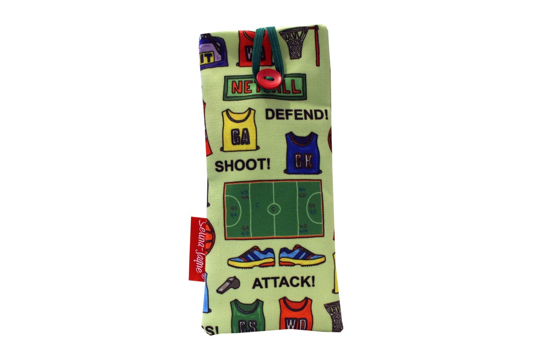 Netball Soft Fabric Glasses Case by Selina-jayne - Etsy