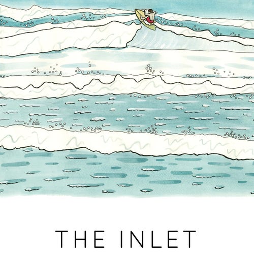 Watercolor Illustration Art Print of the Inlet New Smyrna | Etsy