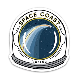 Space Coast Florida NASA Astronaut Space Shuttle Die Cut Sticker - Etsy