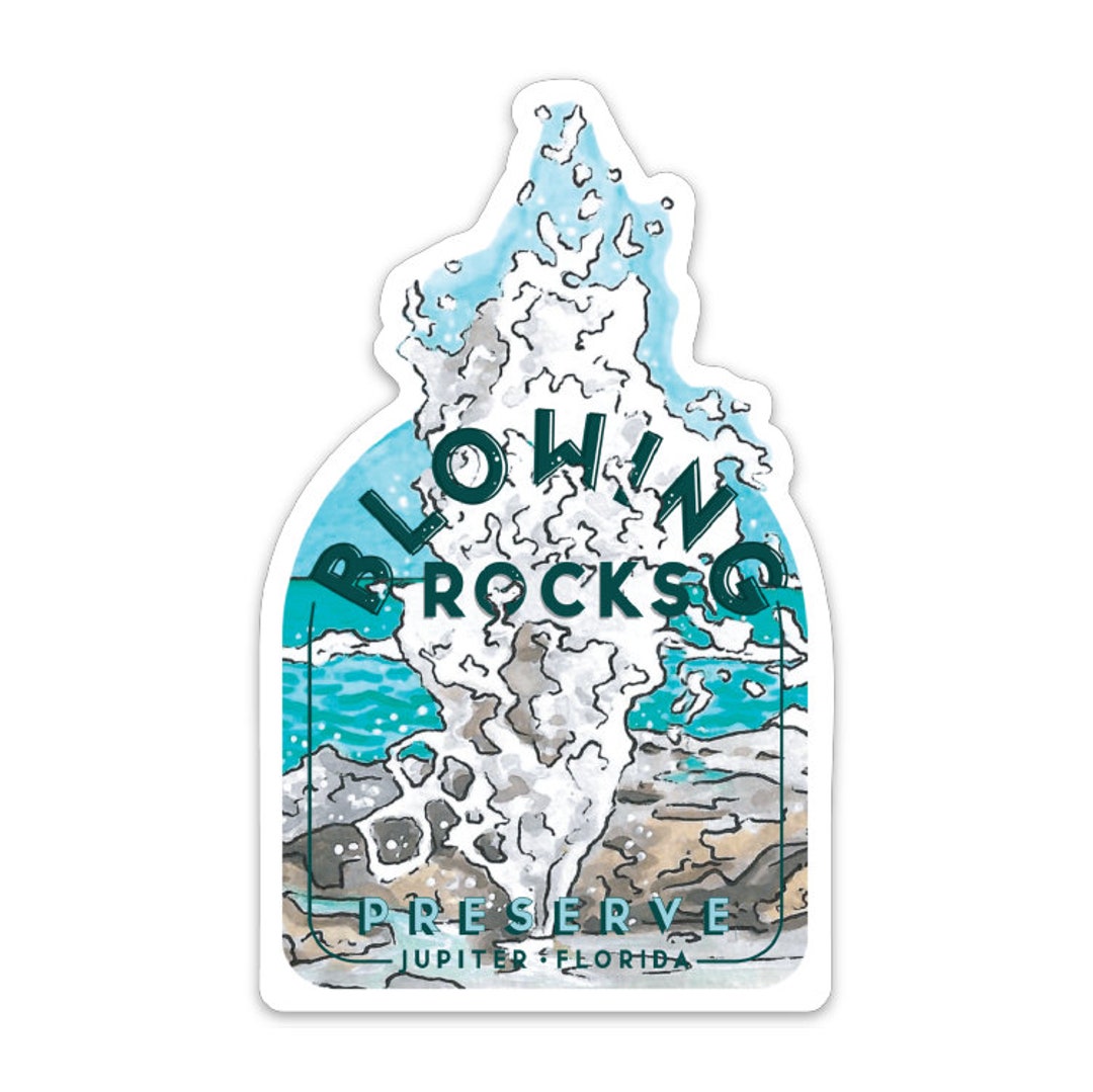 Blowing Rocks Preserve Jupiter, Florida Sticker - Etsy