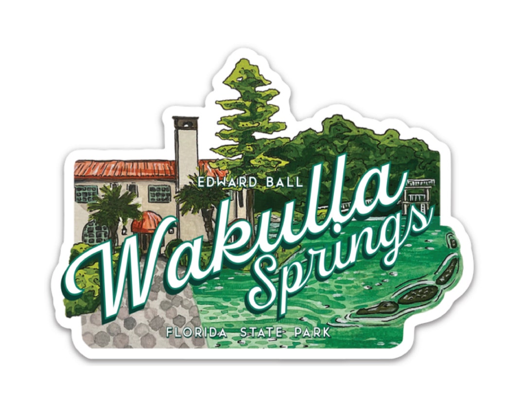 Wakulla Springs Florida State Park Tallahassee Sticker - Etsy