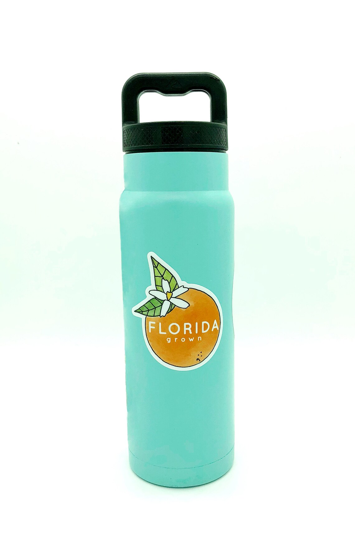 Watercolor Florida Grown Orange Die Cut Sticker - Etsy