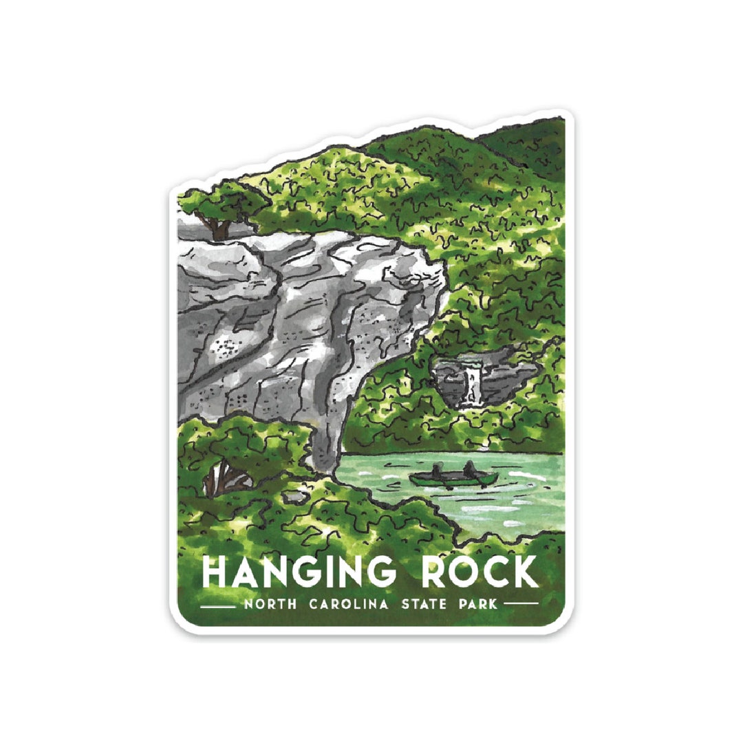 Hanging Rock North Carolina State Park Sticker - Etsy