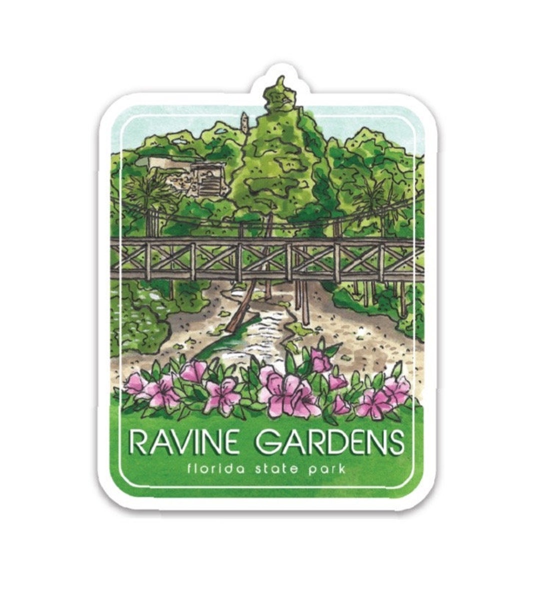 Ravine Gardens Florida State Park Palatka Sticker - Etsy