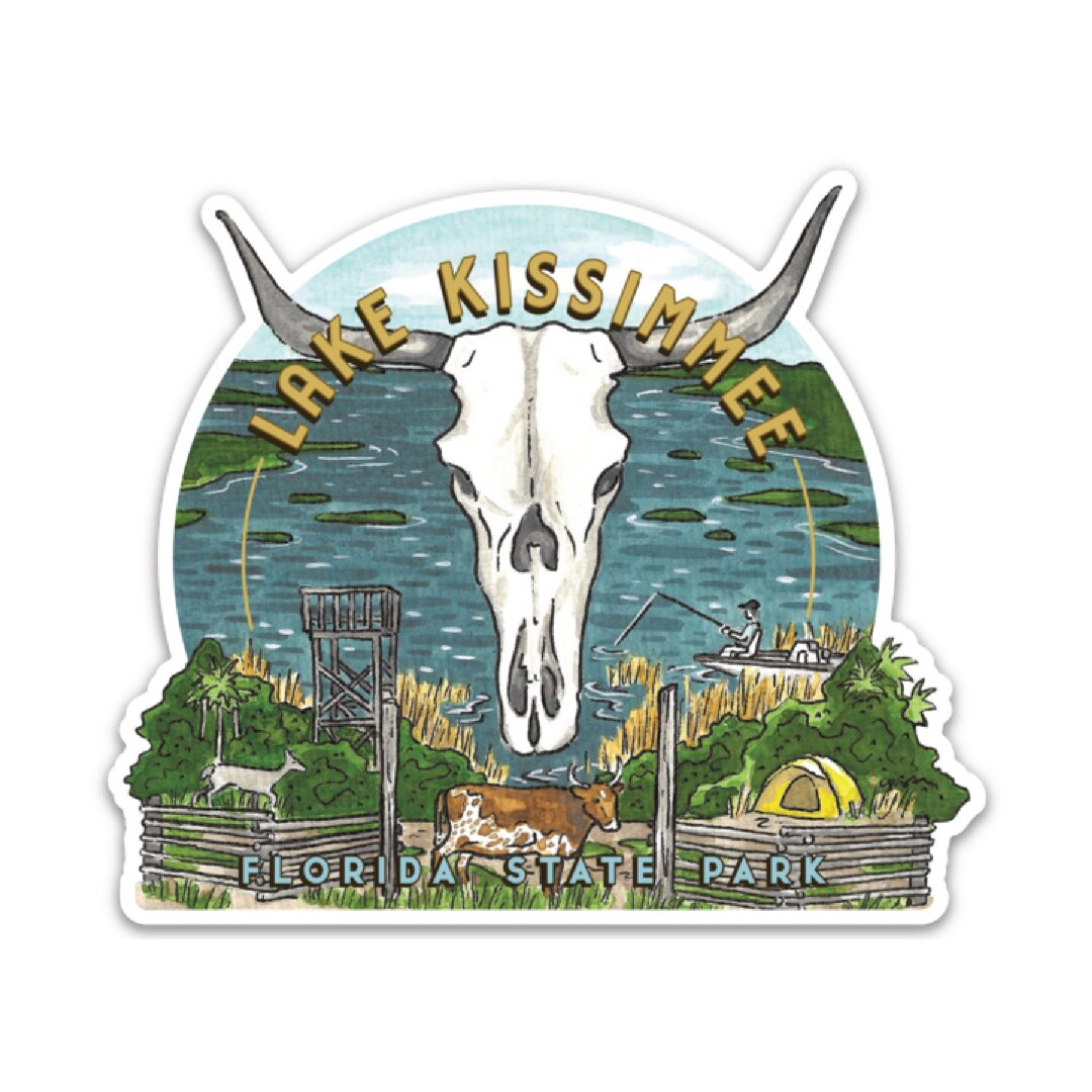 Lake Kissimmee Florida State Park Sticker - Etsy