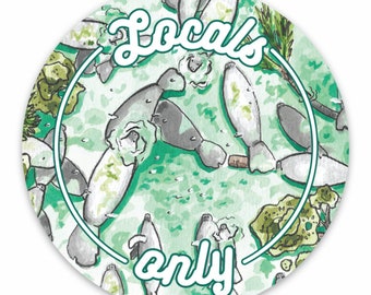 Locals Only Sticker - Etsy