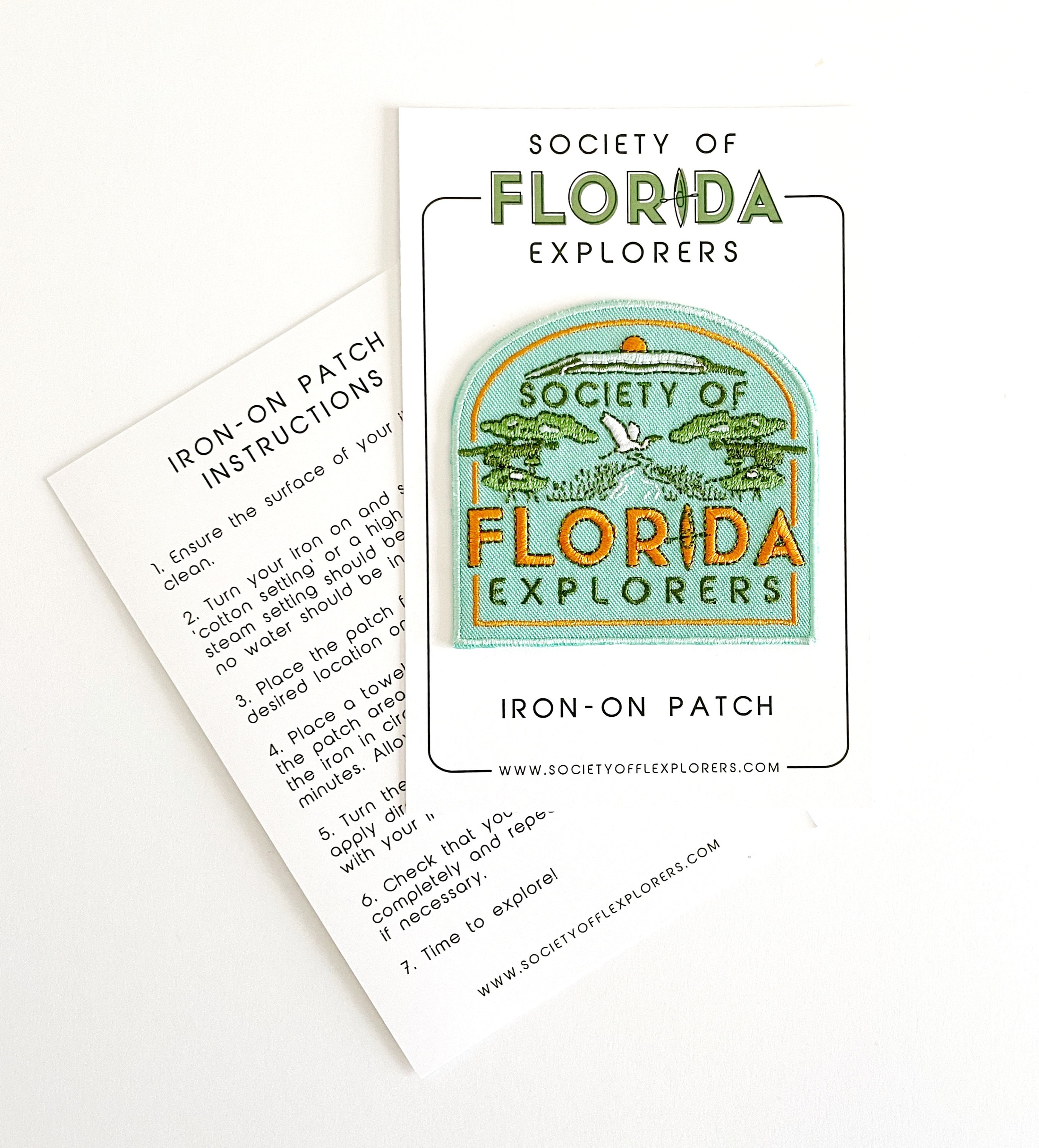 Society of Florida Explorers Iron-on Patch - Etsy