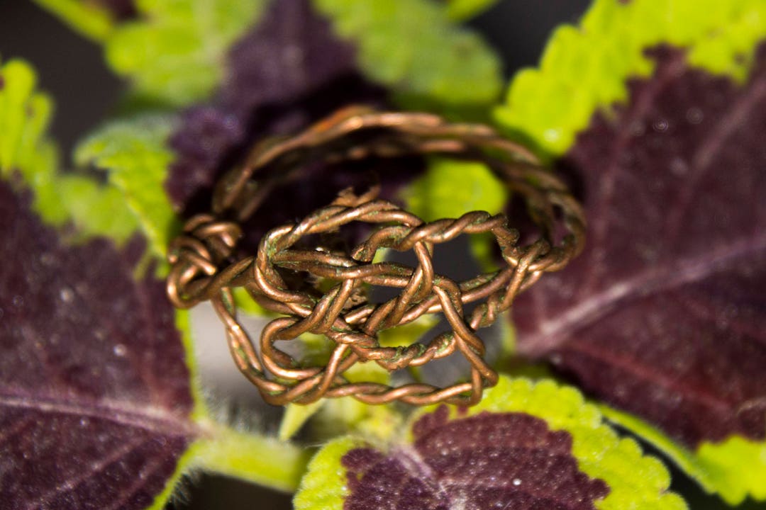 Made to Order Copper/silver Celtic Knot Ring - Etsy