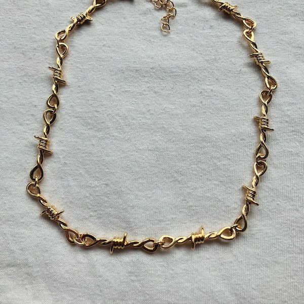 Mens Gold Goth Necklace - Etsy