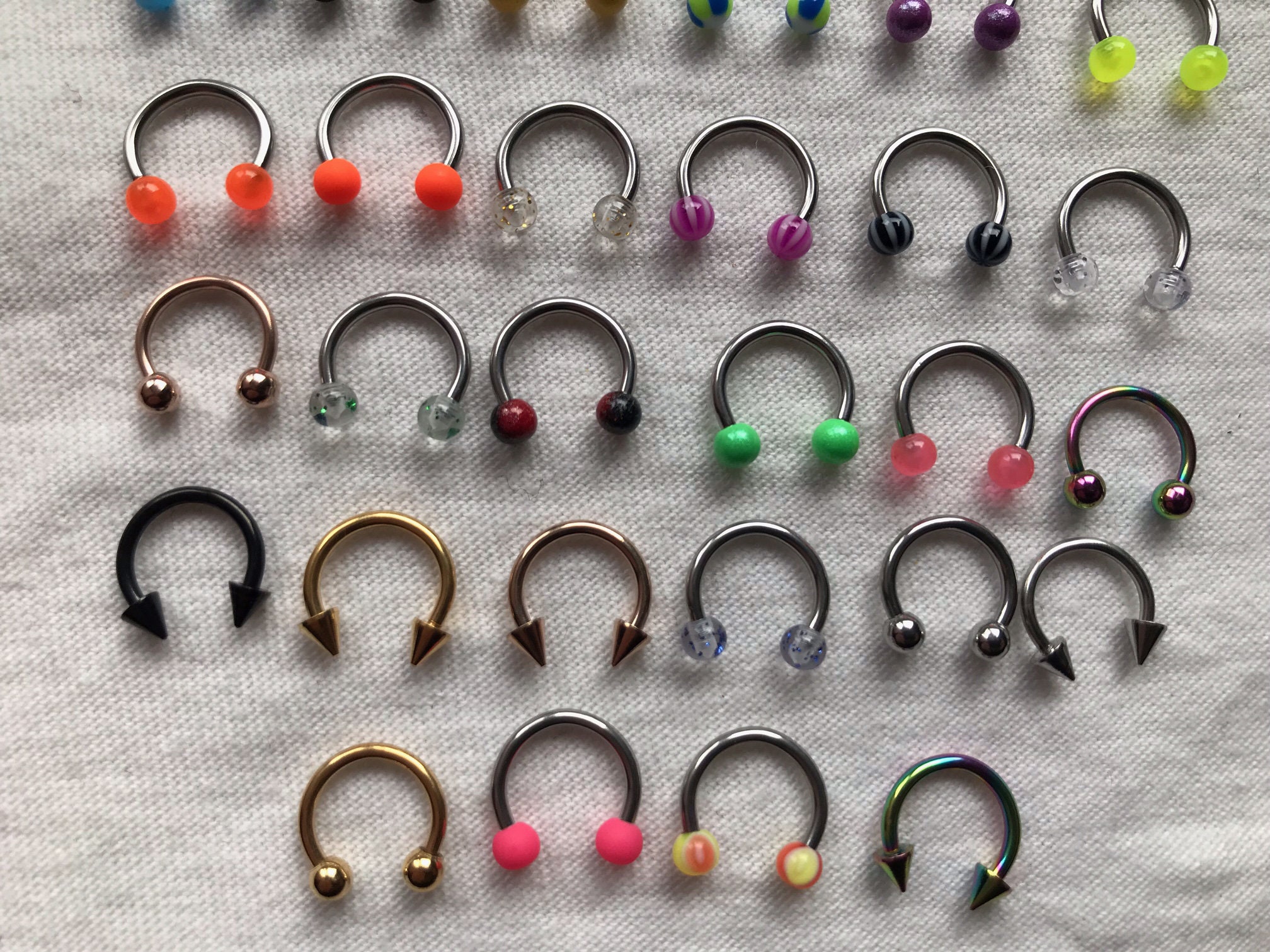 Horse Shoe Barbell Septum Ring Gothic Nose Jewellery. Septum - Etsy