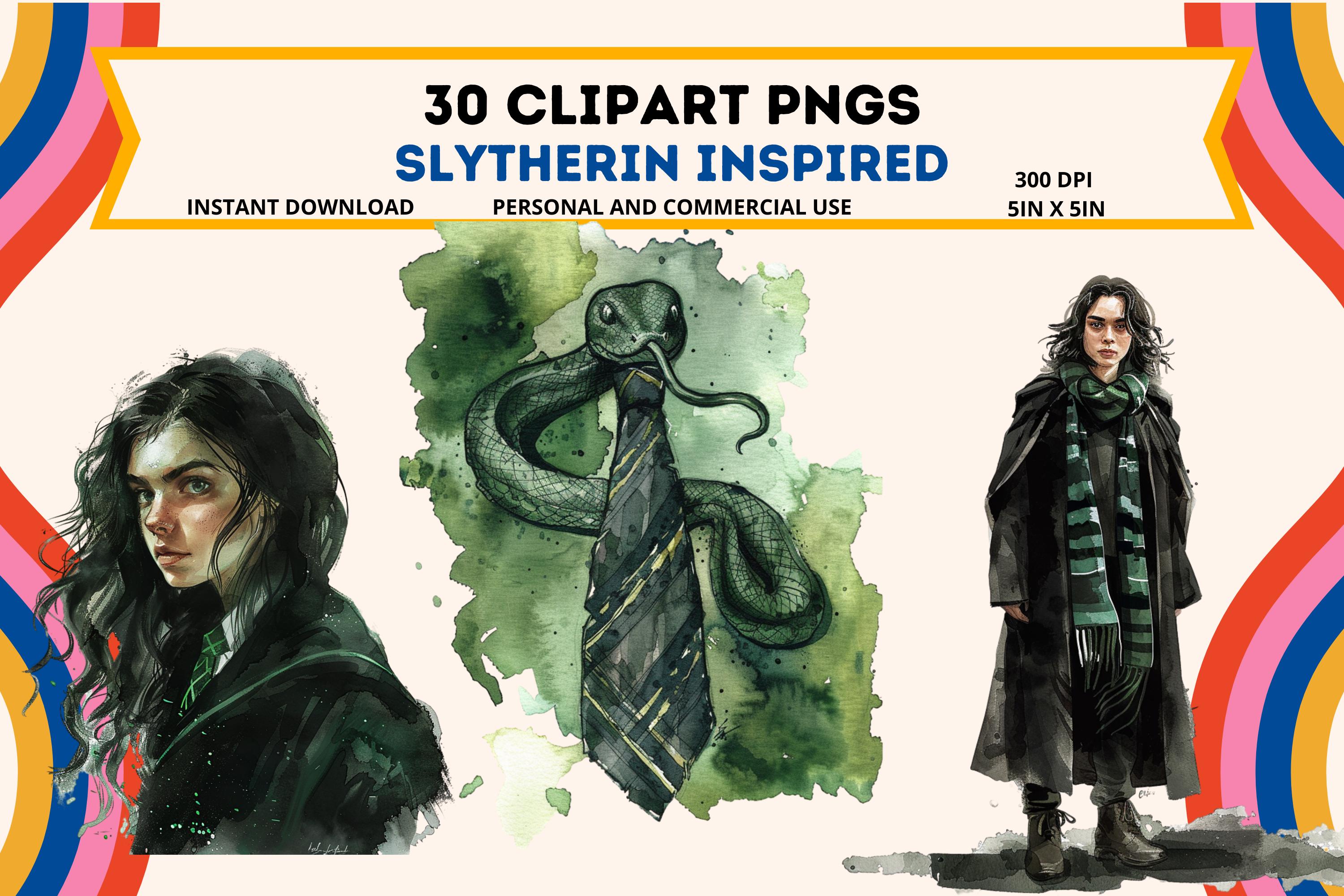 HP Wizard Slytherin Clipart PNG | House Emblem | Serpent Crest ...