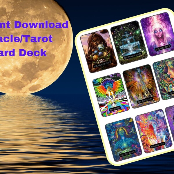 Spiritual Oracle Cards - Etsy