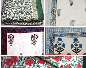 Block Print Quilt - Etsy