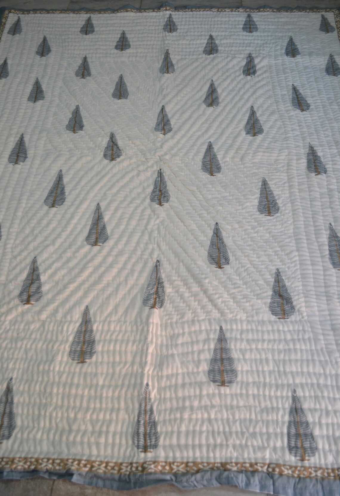 Indian Handmade Sanganer Hand Block Print Quilt Ultra Warm - Etsy