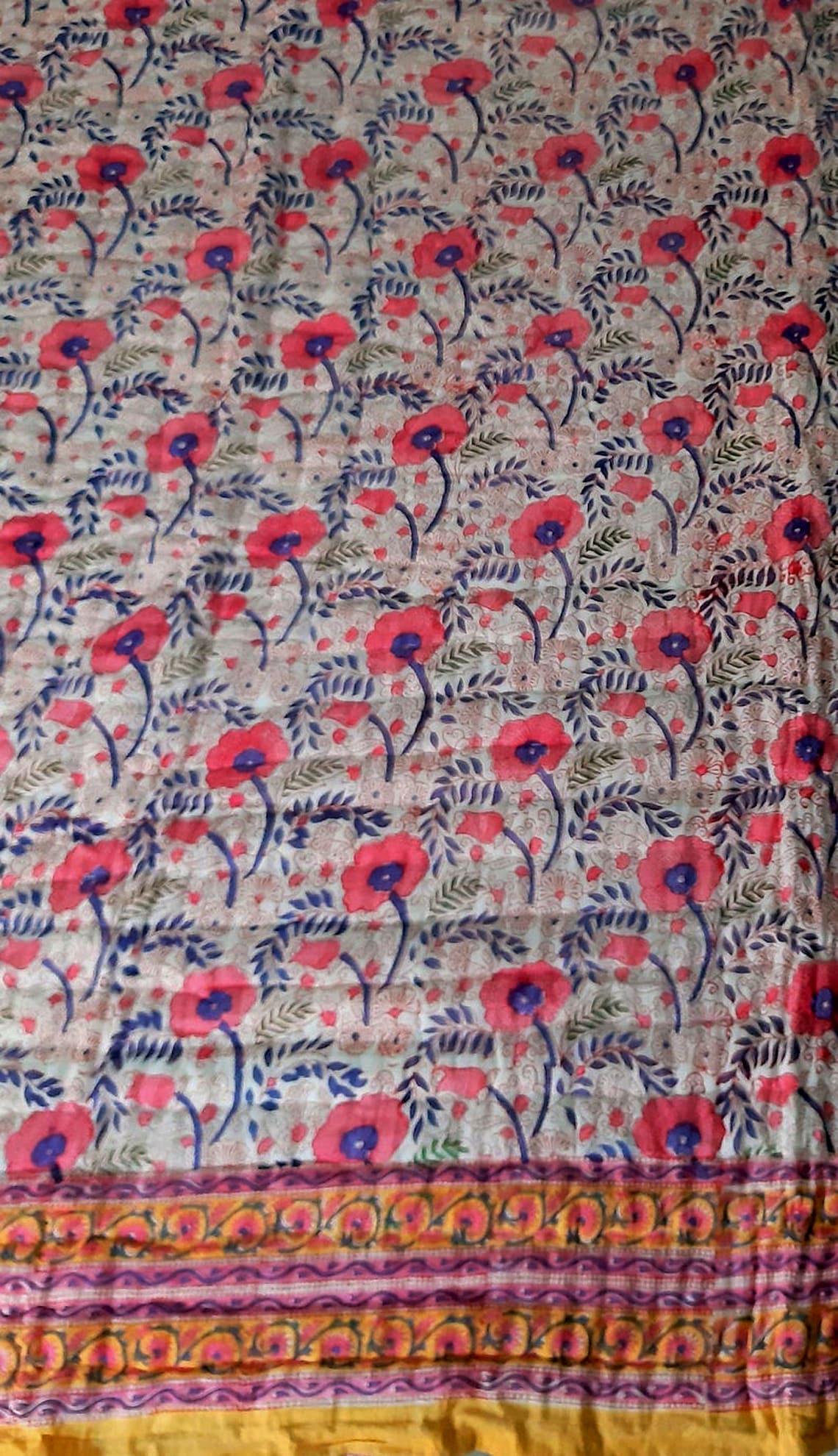 Indian Handmade Sanganer Hand Block Print Quilt Perfect for - Etsy