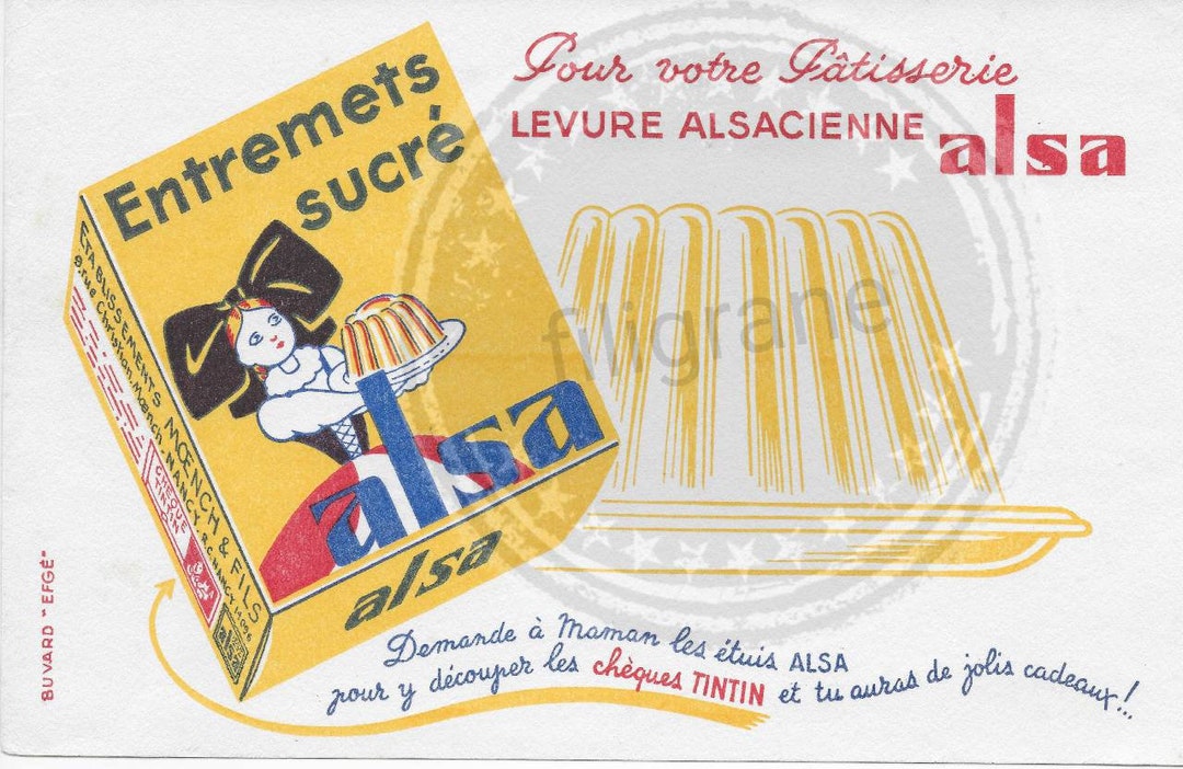 Old Advertising Blotter Digital File to Print ALSA Advertising 1950s - Etsy