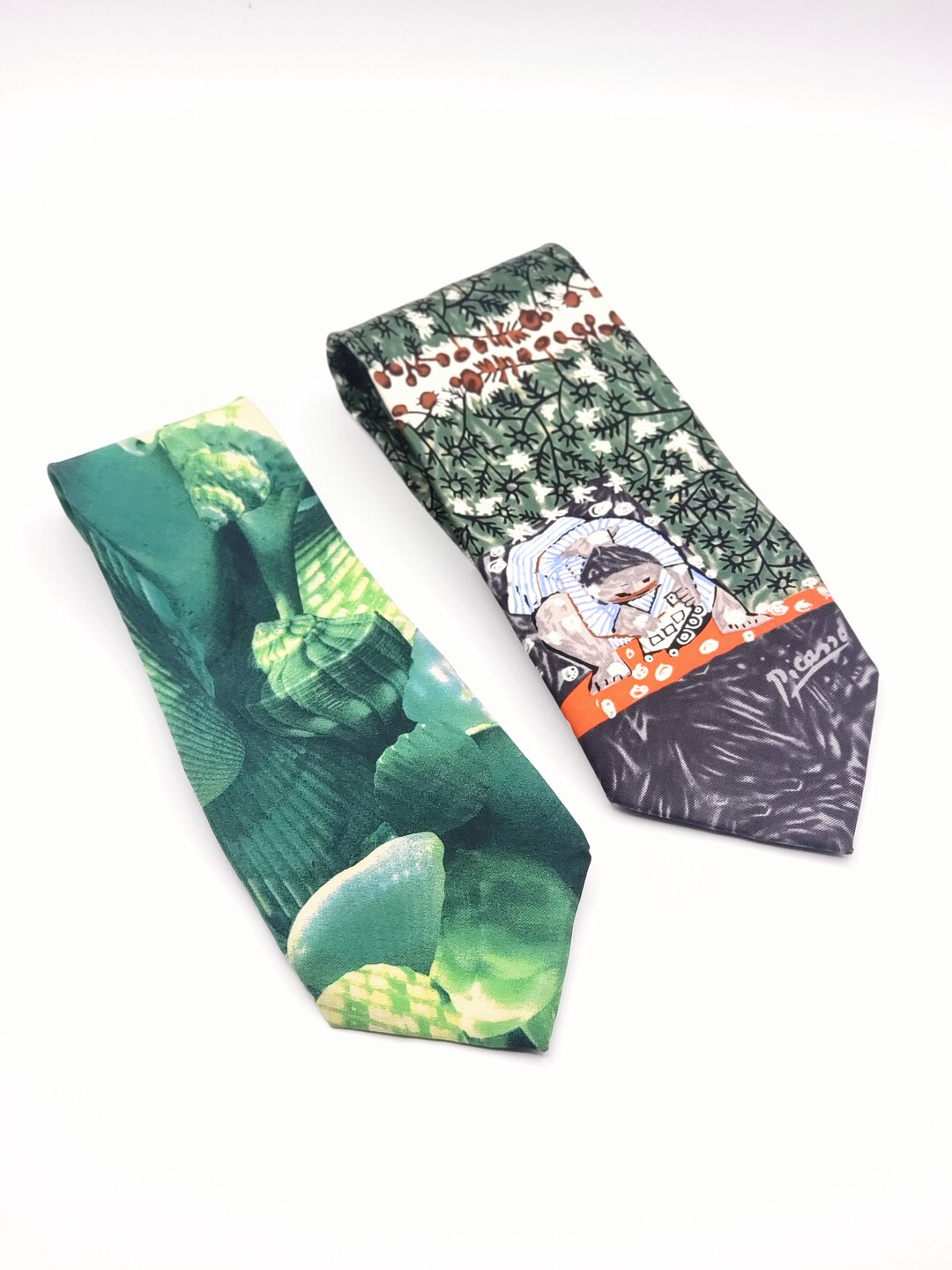 Vintage Silk Ties - Men's Birthday Gift - Artist Painting Print Tie ...