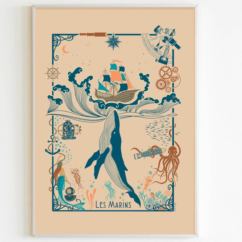 Sailor Poster - Etsy