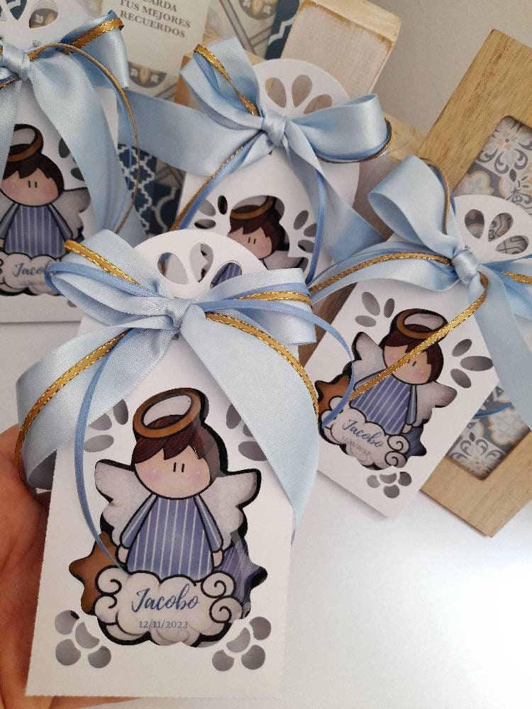 Guardian Angel Personalized Magnets Favor First Communion Baptism ...