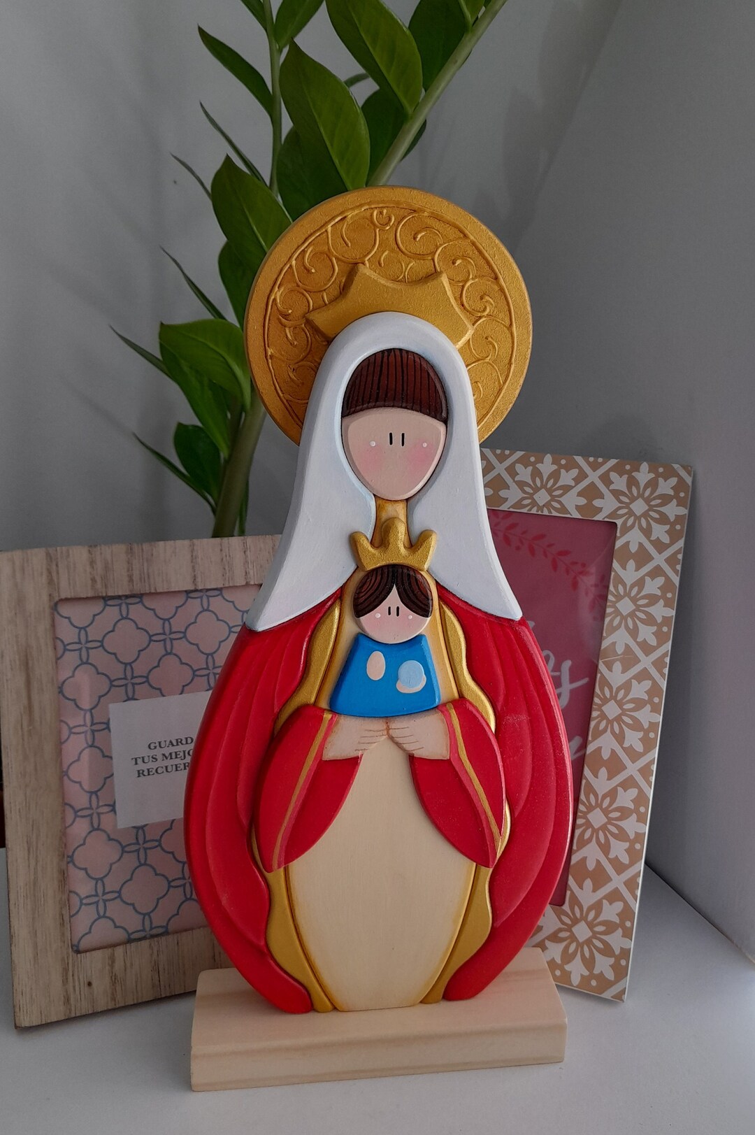 Virgin of Coromoto/ Statue of the Virgin of Coromoto/ - Etsy