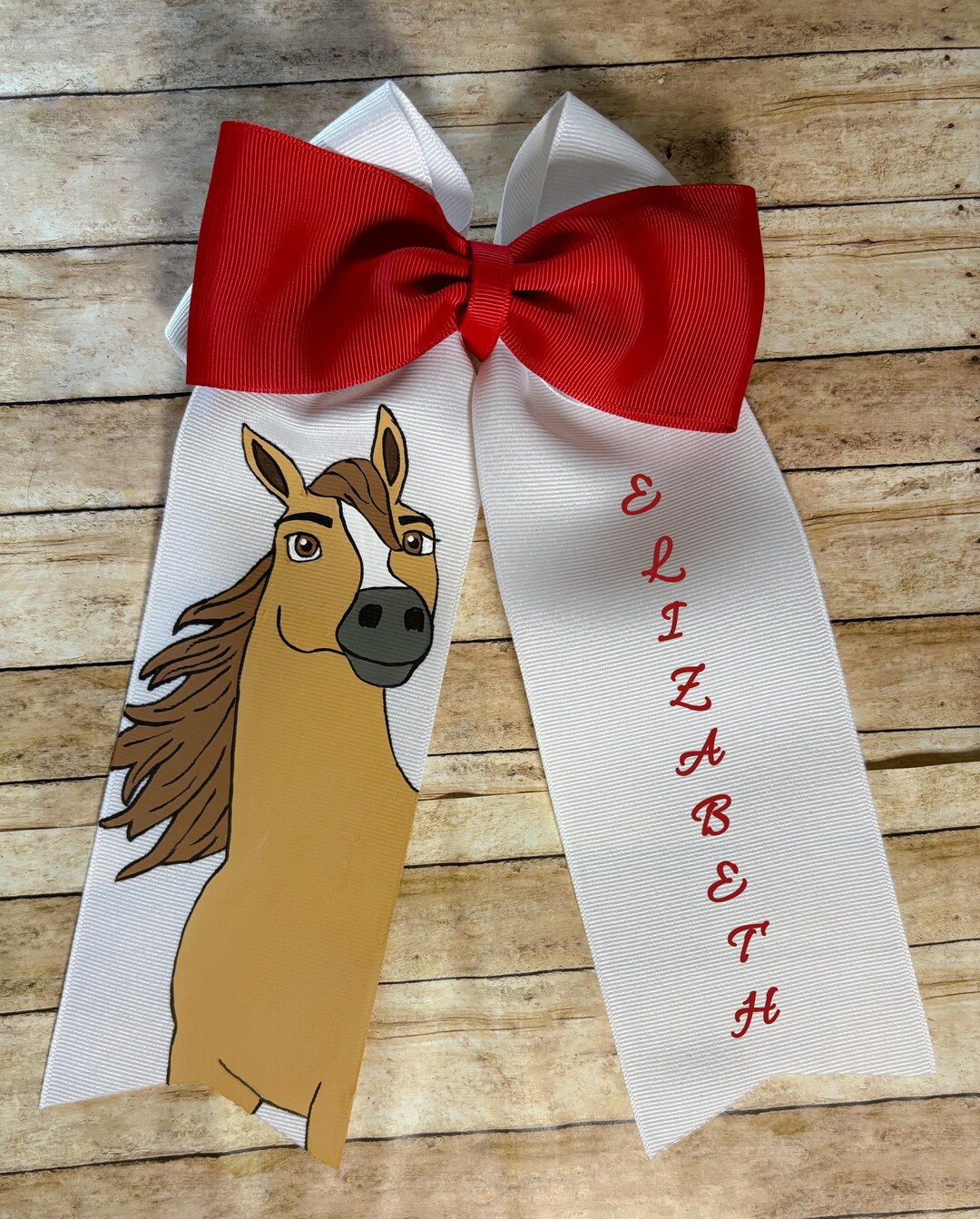 Spirit Riding Free Inspired Hand Painted Hair Bow, Spirit, Lucky Hair ...