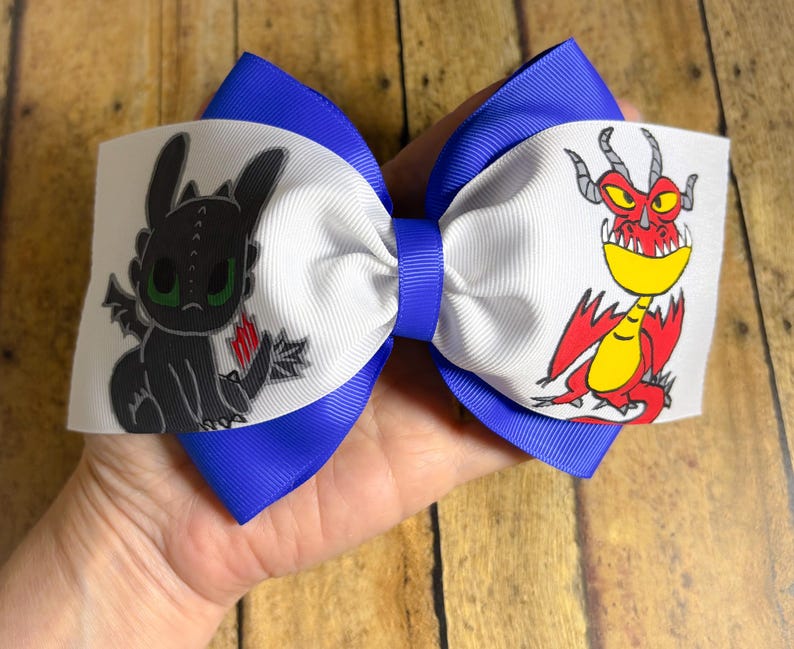 How to Train Your Dragon Baby Toothless and Hookfang Hand-painted Hair ...