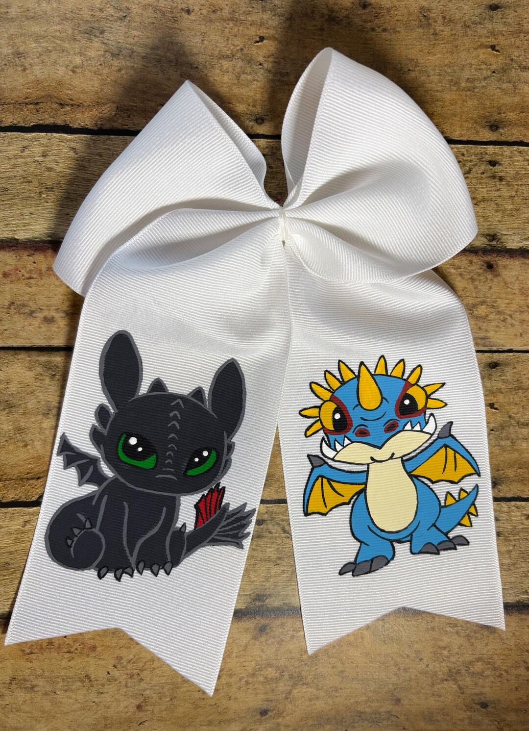 How to Train Your Dragon Baby Toothless and Stormfly Hand Painted Hair ...