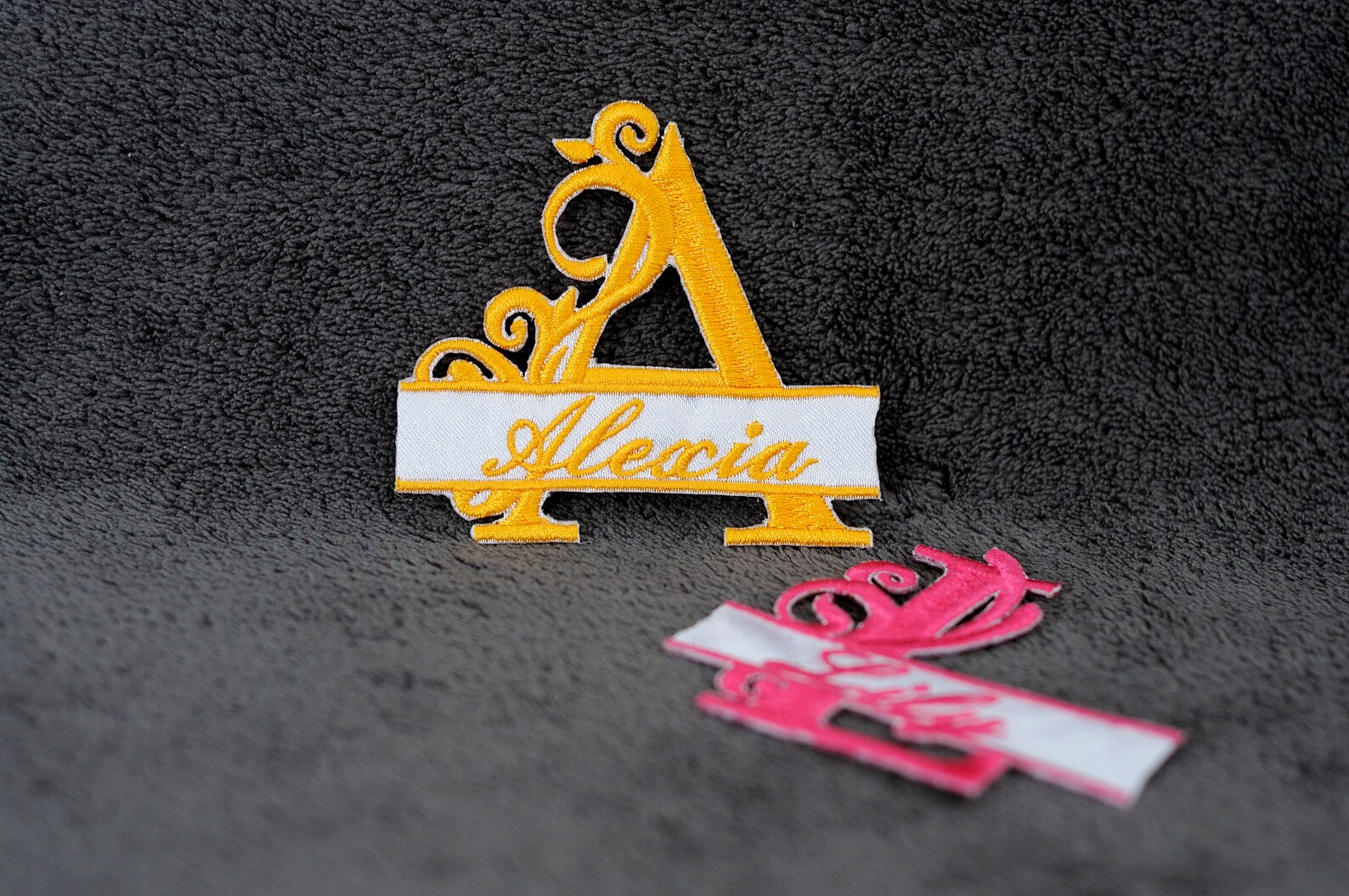 Embroidered Monogram Name Patch Iron on Embroidered Monogram | Etsy