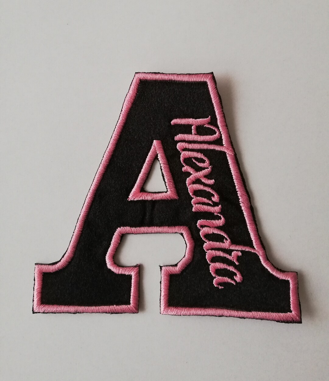 4" Embroidered Letters Patches, Iron on Embroidered Letters Patches ...