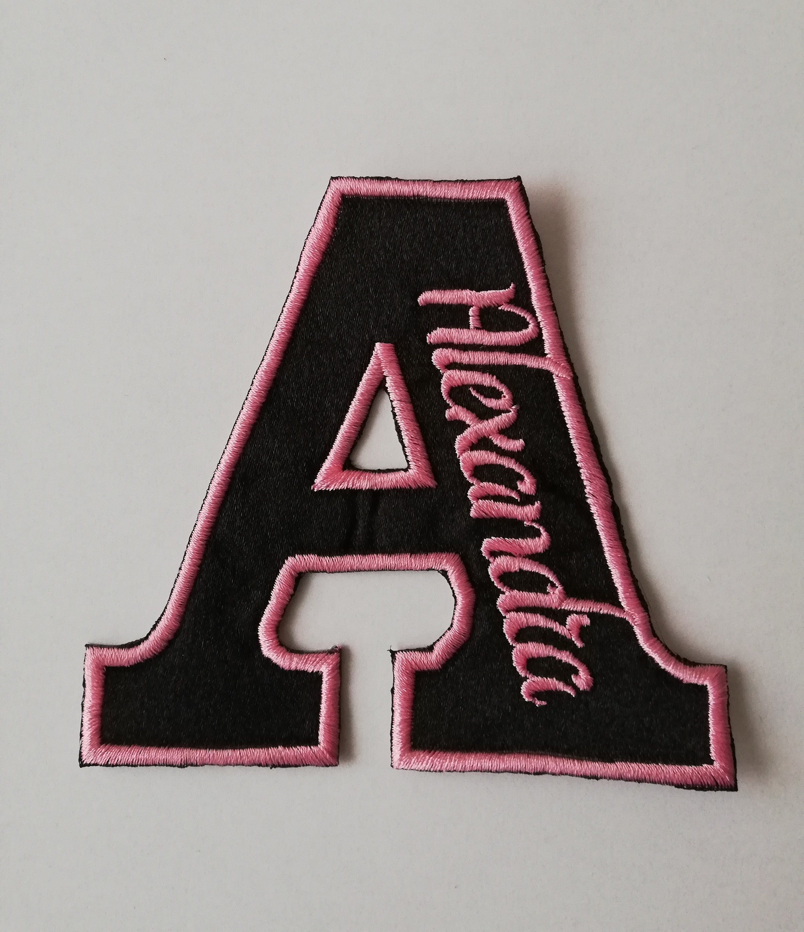 4 Embroidered Letters Patches Iron on Embroidered - Etsy