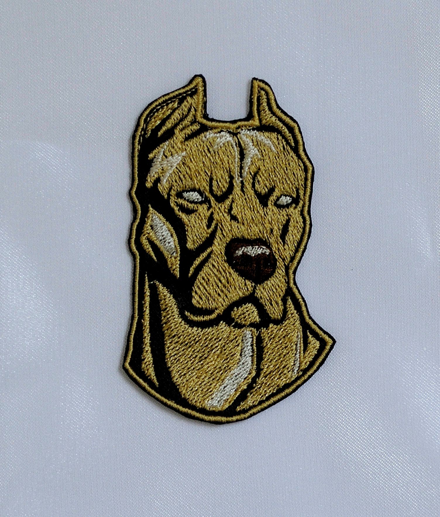 Iron on Embroidered Dog Patches - Etsy