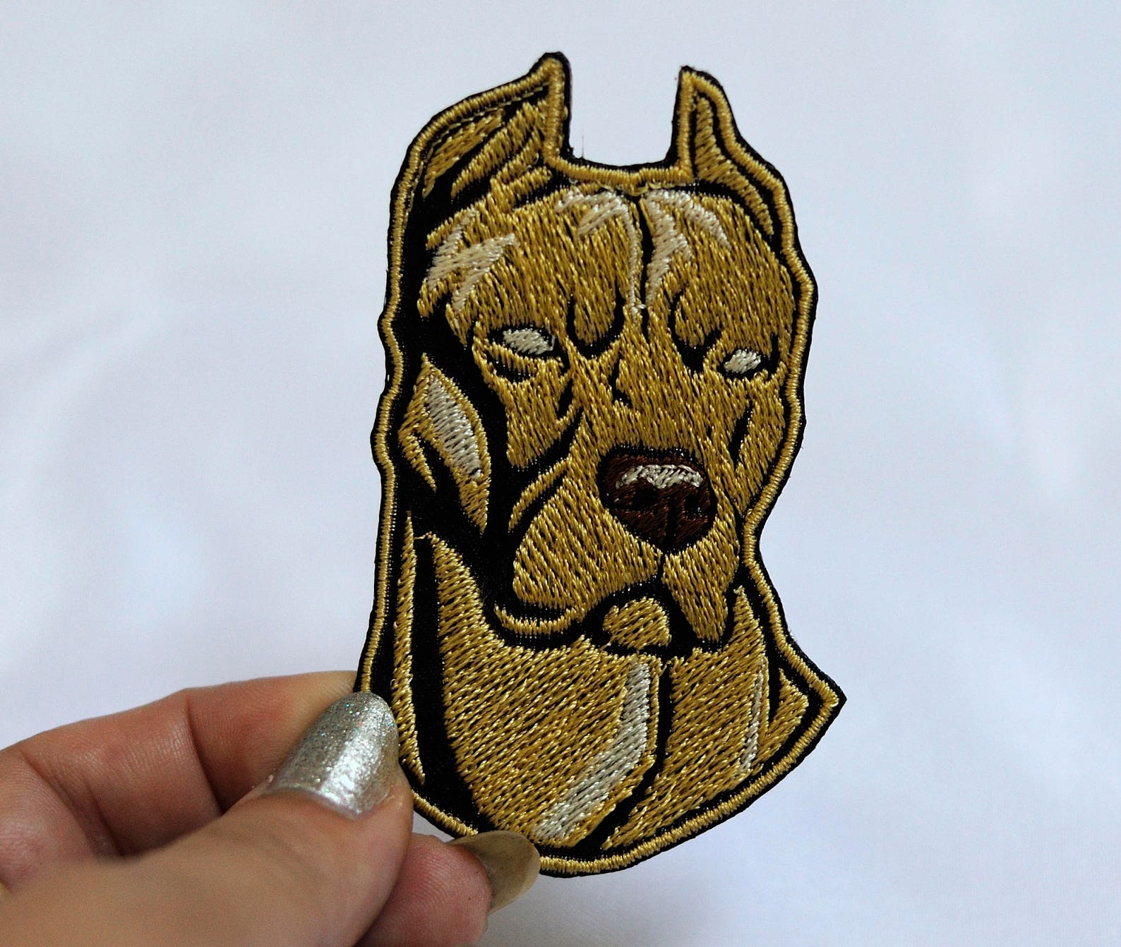 Iron on Embroidered Dog Patches - Etsy