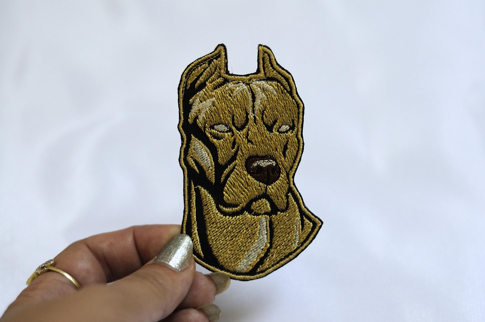 Iron on Embroidered Dog Patches - Etsy
